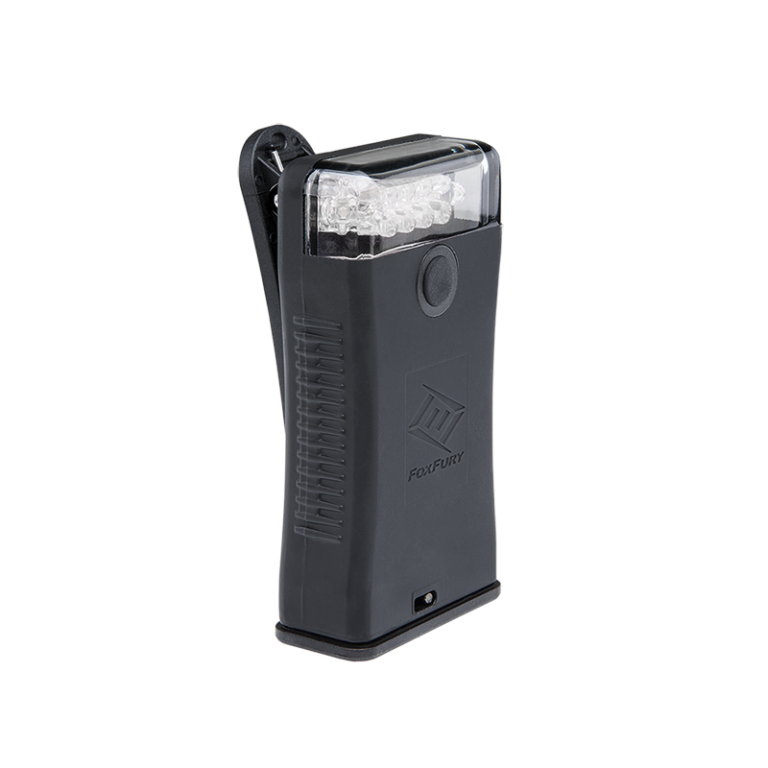 Scout Clip Light with White LEDs - Black | FoxFury