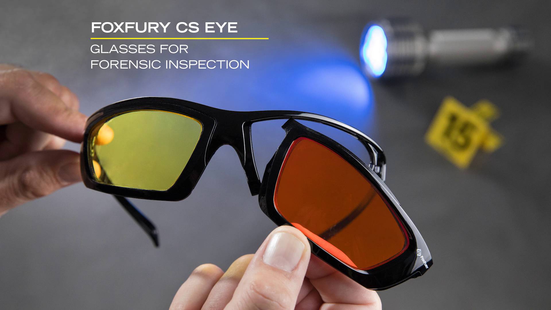 CS Eye® Forensic Glasses - Red | FoxFury