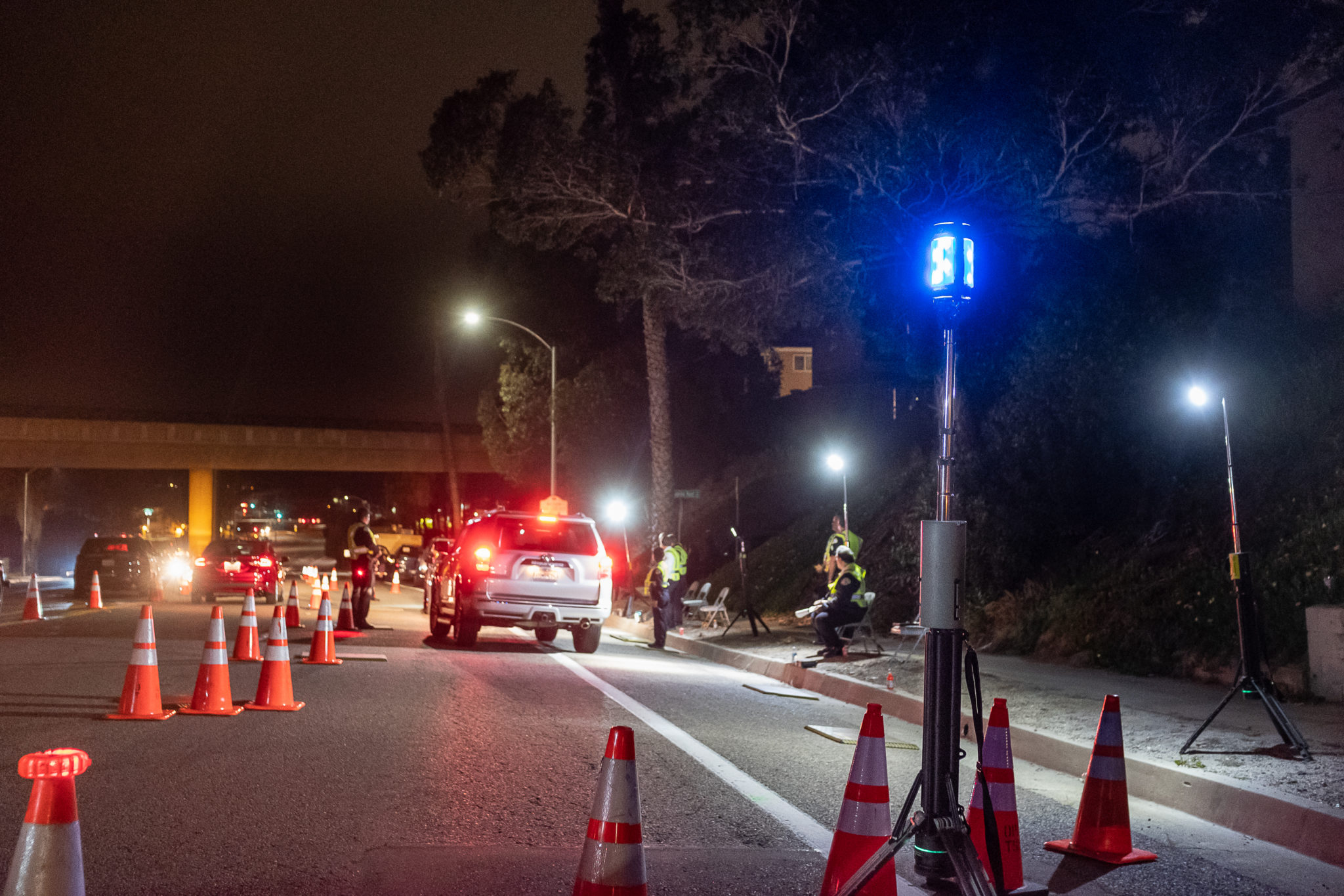Lighting a DUI Checkpoint | FoxFury